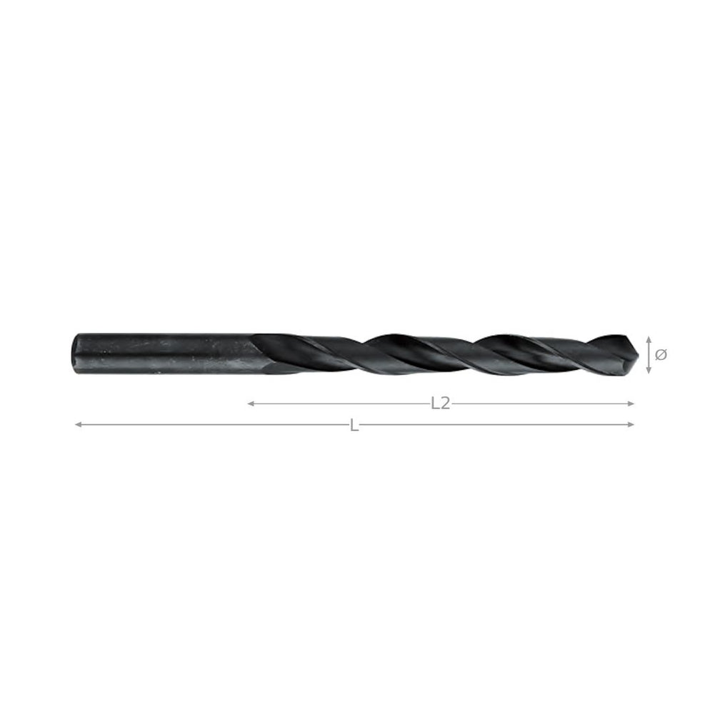 PROFESSIONAL short twist drill bit with straight shank 9.4mm PRO.10940 ...